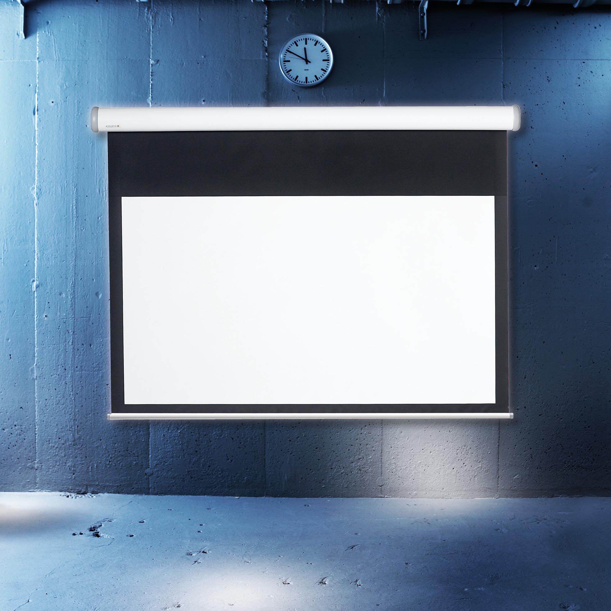 Ellipse Electric Screen (svart ram) - Kingpin Screens